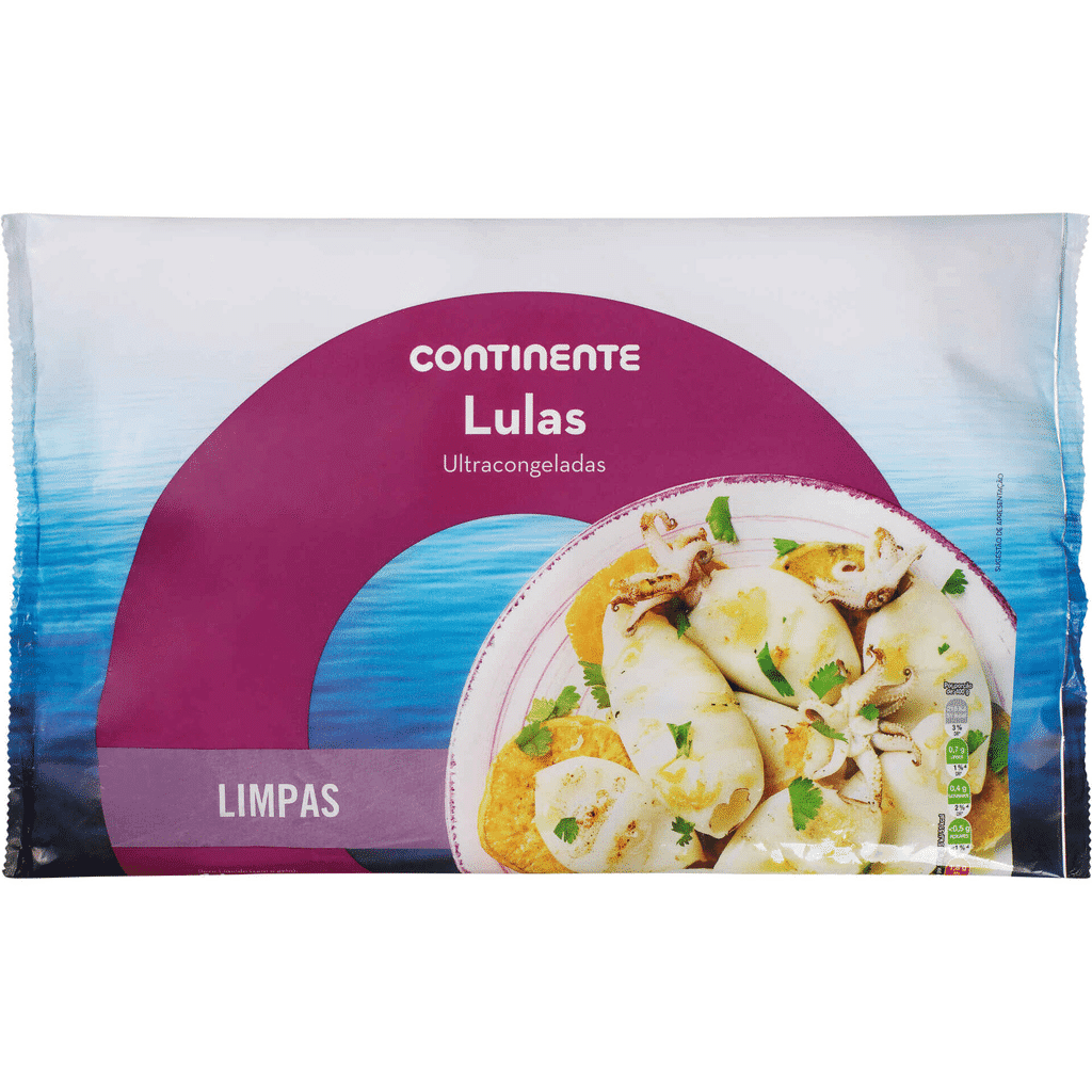 Lula Limpa Ultracongelada - CONTINENTE | Nutripédia