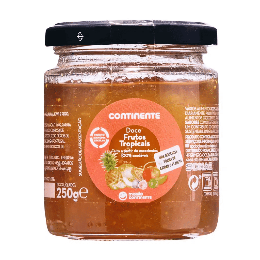Doce Frutos Tropicais - CONTINENTE | Nutripédia