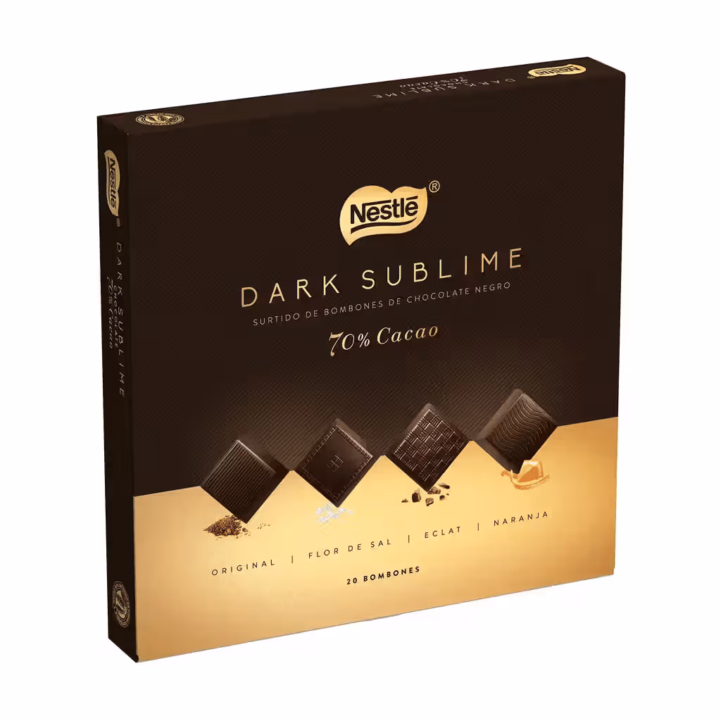 Bombons de Chocolate Negro Dark Sublime - NESTLÉ | Nutripédia