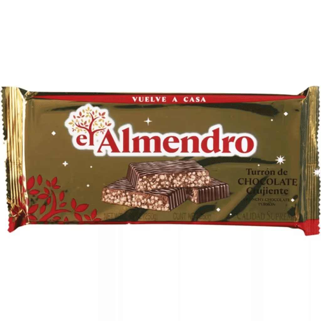 Torrão de Chocolate Crocante embalagem 250 g - EL ALMENDRO | Nutripédia