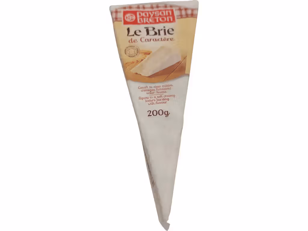 Queijo Brie Caractere 200 G - PAYSAN BRETON - Nutripédia