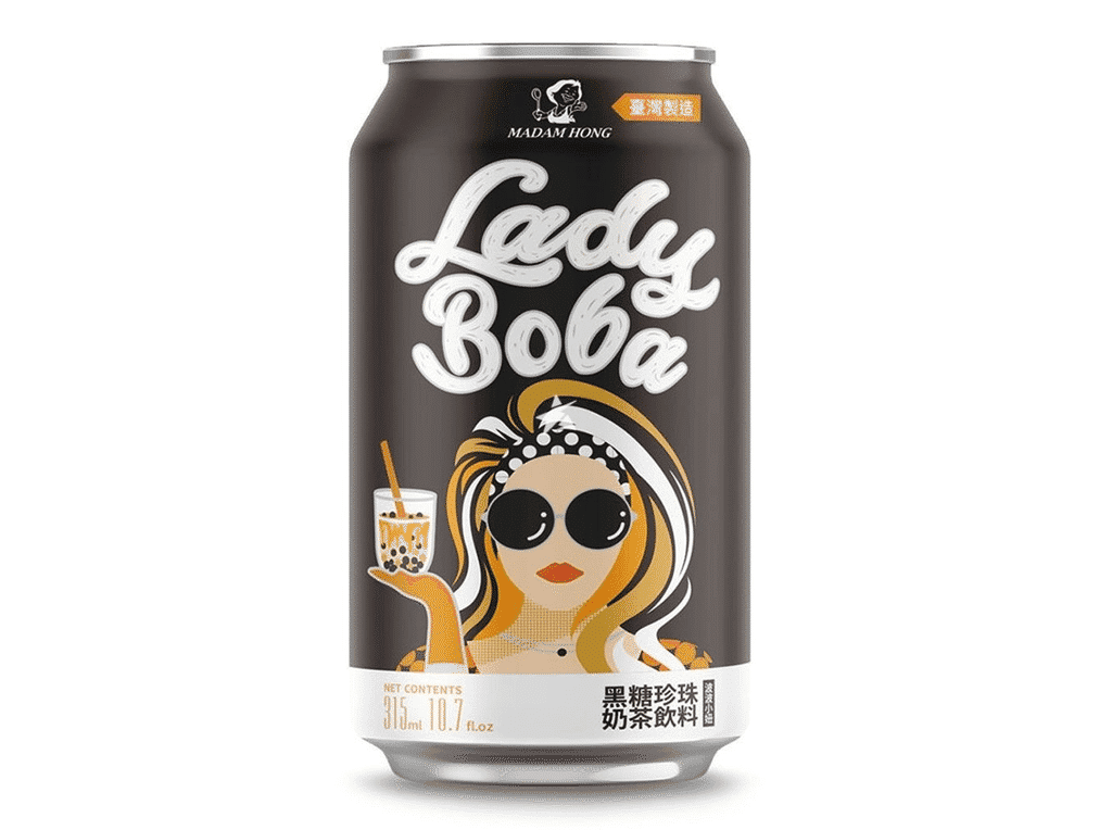 Bublle Tea Lady Boba Lata 0.315l - MADAM HONG | Nutripédia