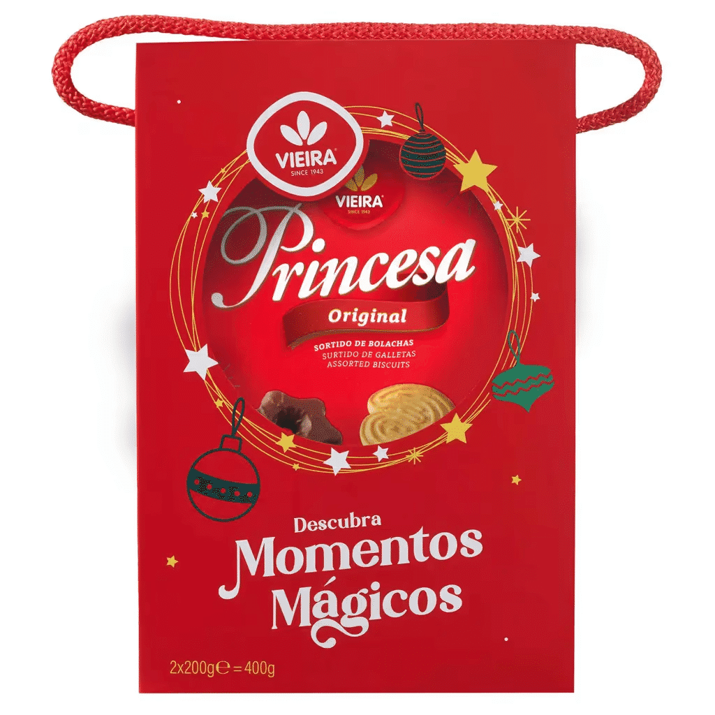 Bolachas Sortido Princesa Pack Natal - VIEIRA - Nutripédia