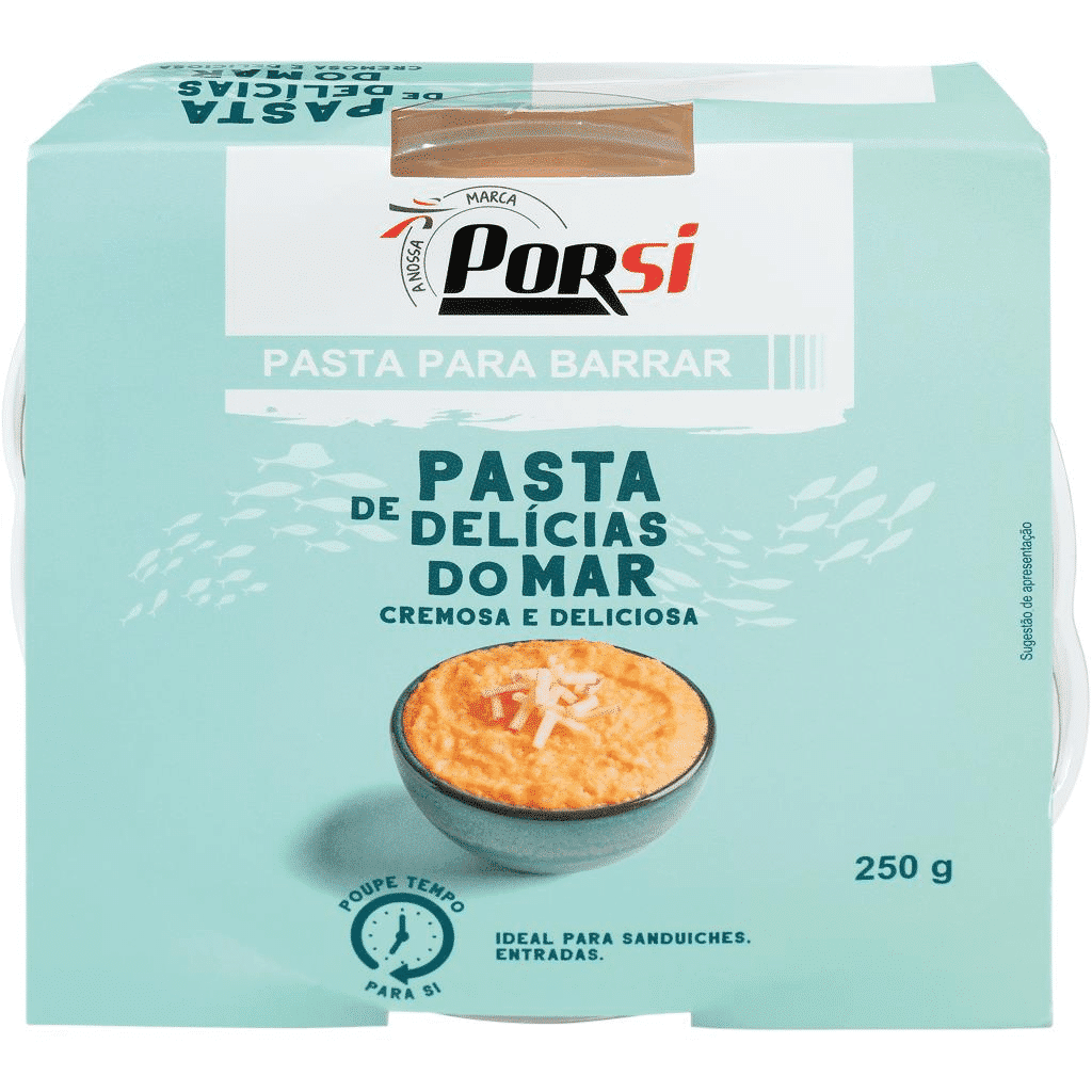 Pasta de Delícias do Mar - PORSI | Nutripédia