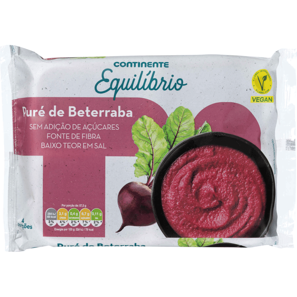 Puré de Beterraba - CONTINENTE EQUILÍBRIO | Nutripédia