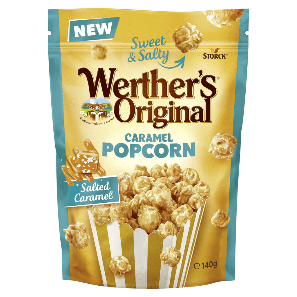 Pipocas Doces Caramelo Salgado - WERTHER'S | Nutripédia