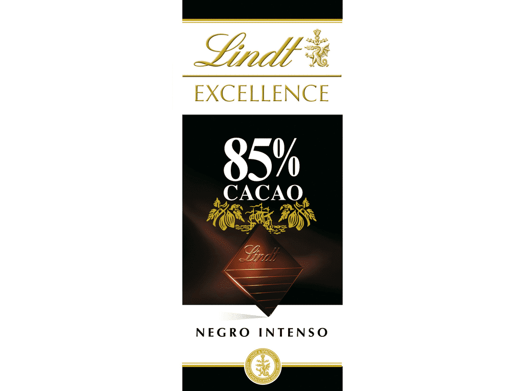 Chocolate Excellence 85% Cacau 100g - LINDT | Nutripédia