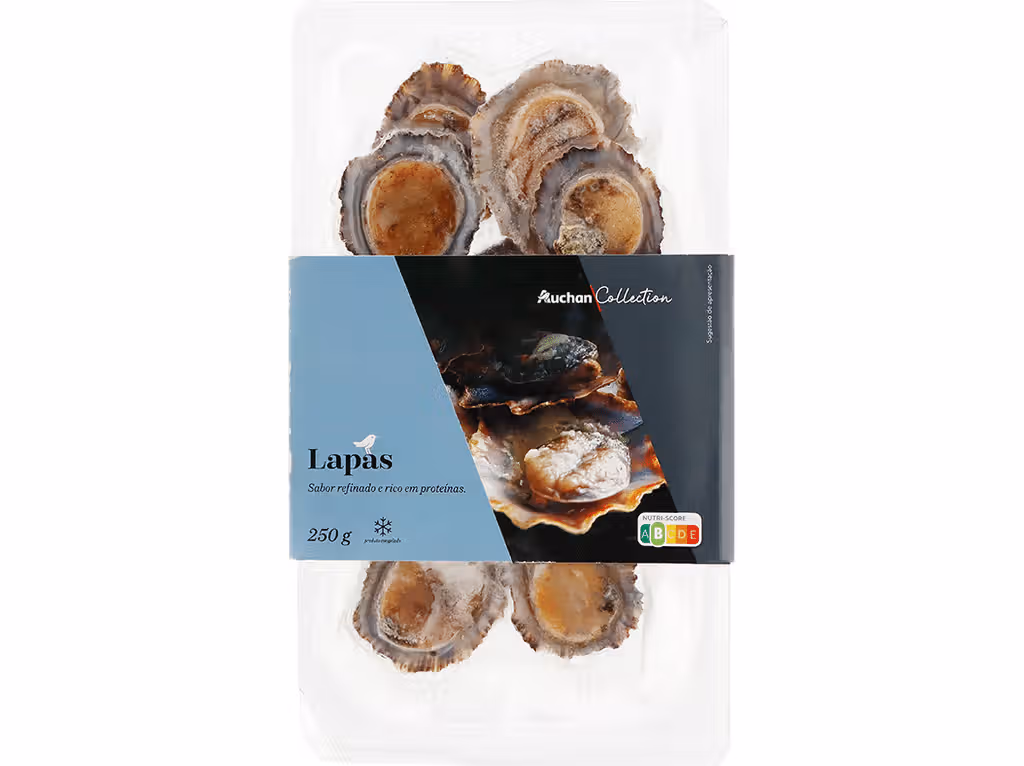 Lapas Ultracongeladas 250g - AUCHAN COLLECTION | Nutripédia