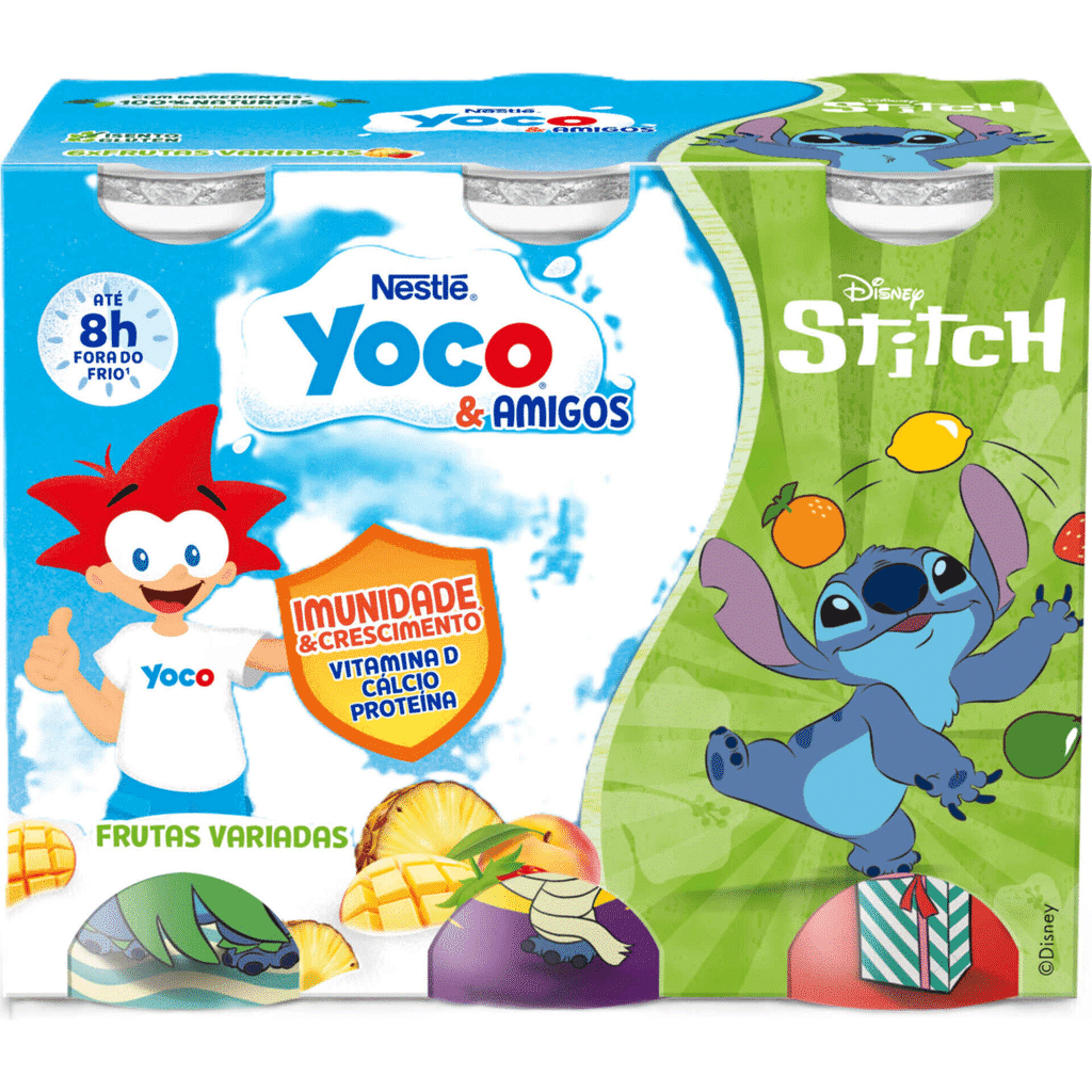 Iogurte Líquido Frutas Variadas Infantil - YOCO | Nutripédia