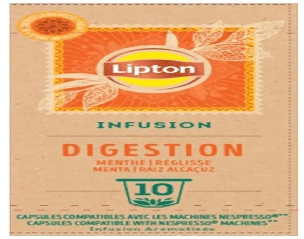 Infusão de Menta e Raiz Alcaçuz Digestão embalagem 10 cápsulas - LIPTON ...