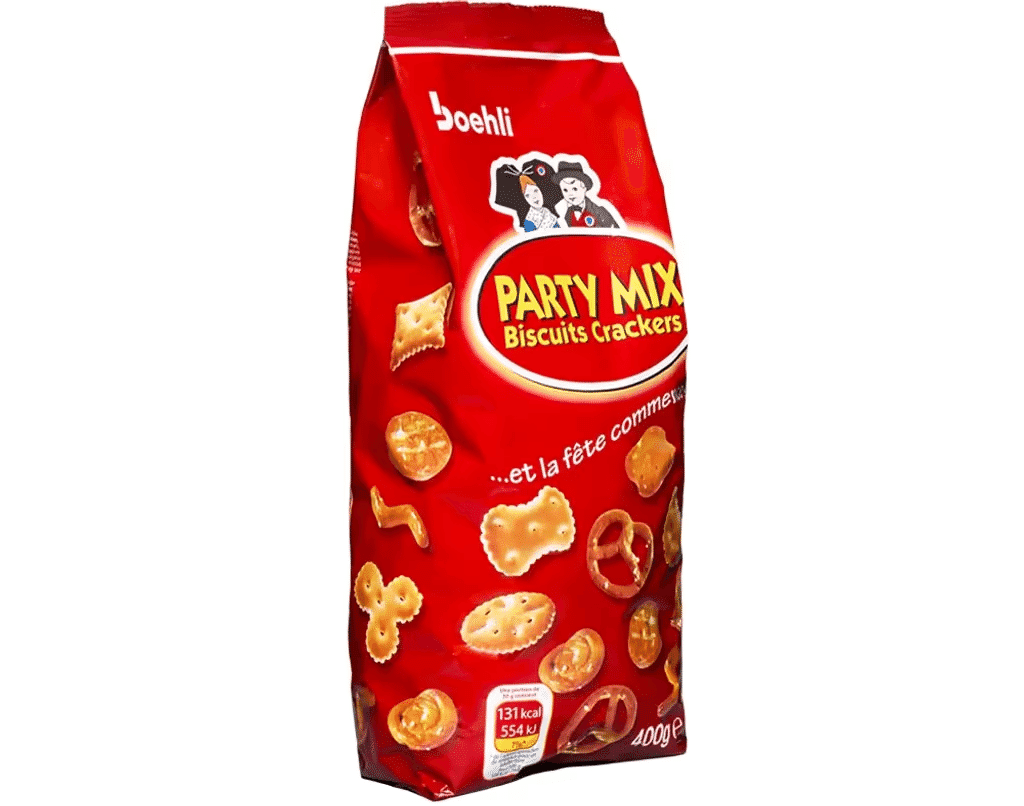 Aperitivos Sortido Party Mix 400 G - BOEHLI - Nutripédia