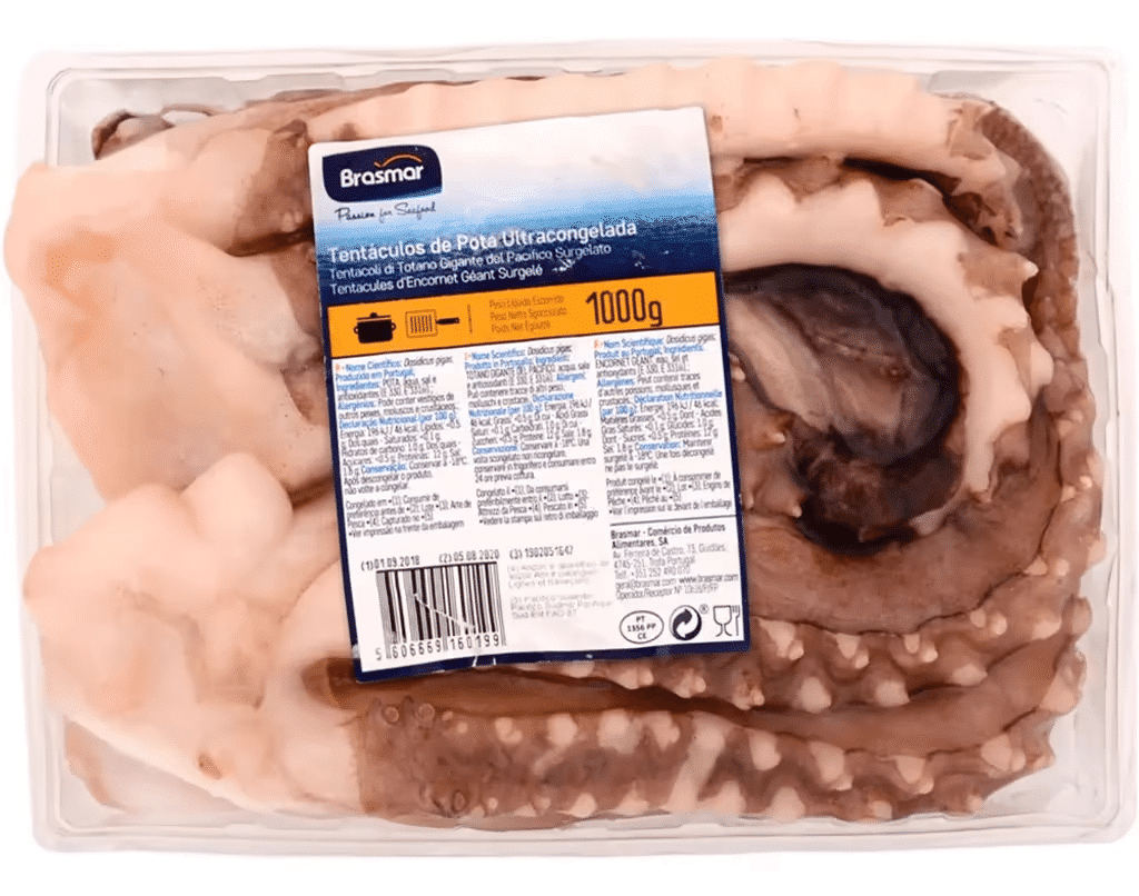 Tentaculos De Pota Sd 1 Kg - BRASMAR - Nutripédia