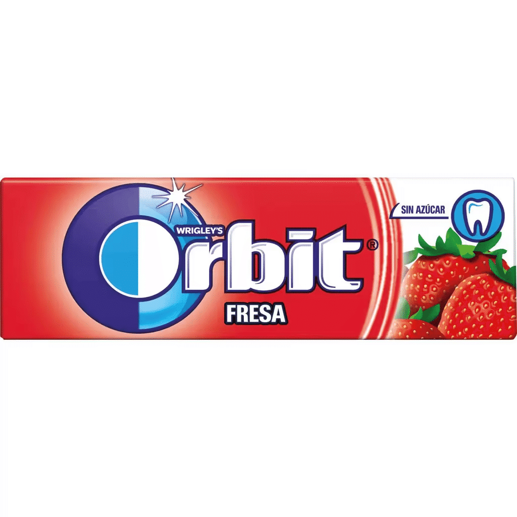 Pastilhas Elásticas de Morango - ORBIT - Nutripédia