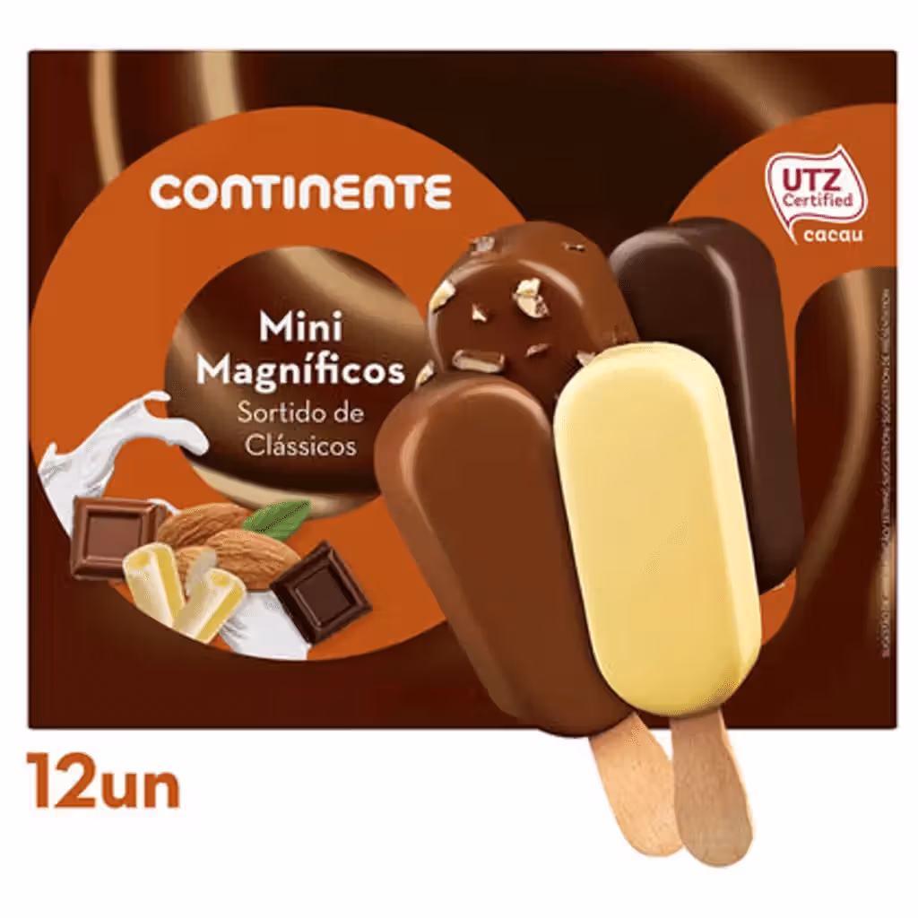 Gelado Mini Magnífico Clássico - CONTINENTE - Nutripédia