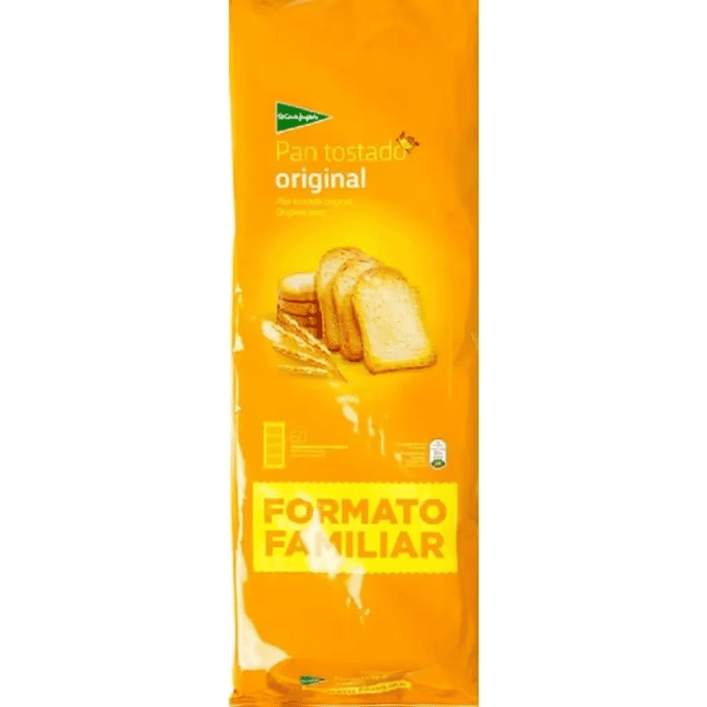 Tostas embalagem 540 g - EL CORTE INGLÉS - Nutripédia
