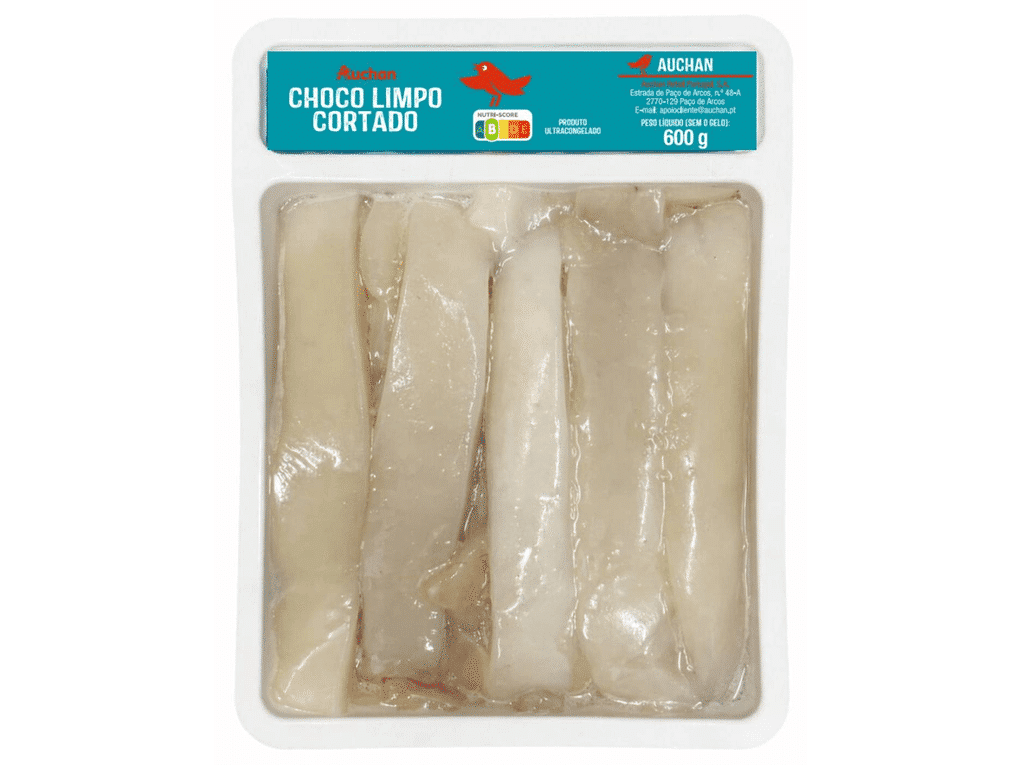 Choco Limpo Cortado 600g - AUCHAN - Nutripédia