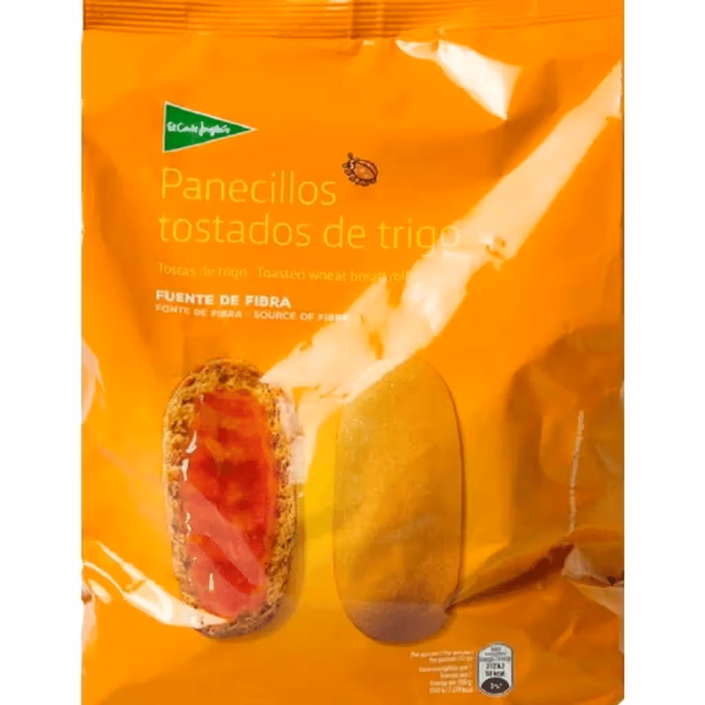 Tostas de Trigo embalagem 300 g - EL CORTE INGLÉS - Nutripédia