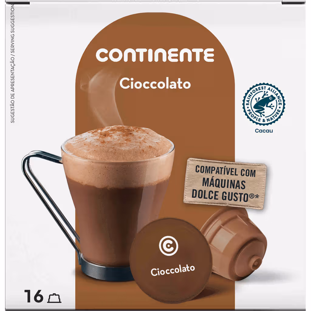 Cápsulas de Chocolate - CONTINENTE - Nutripédia