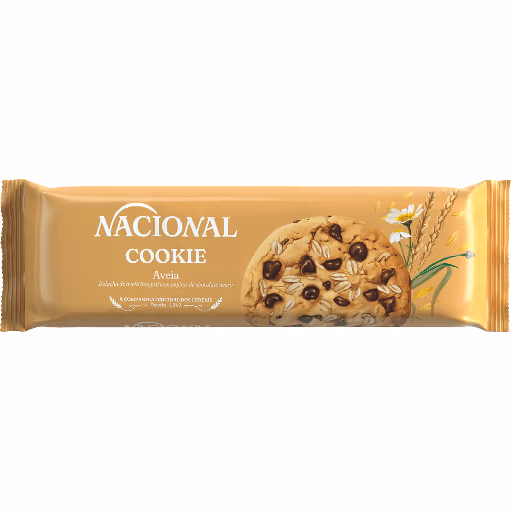 Bolachas My Cookies de Aveia e Chocolate - NACIONAL - Nutripédia