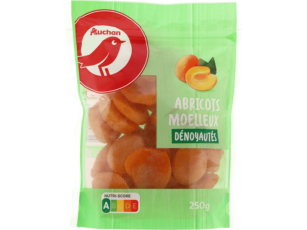 Alperce Soft Sem Caroço 250 G - AUCHAN - Nutripédia