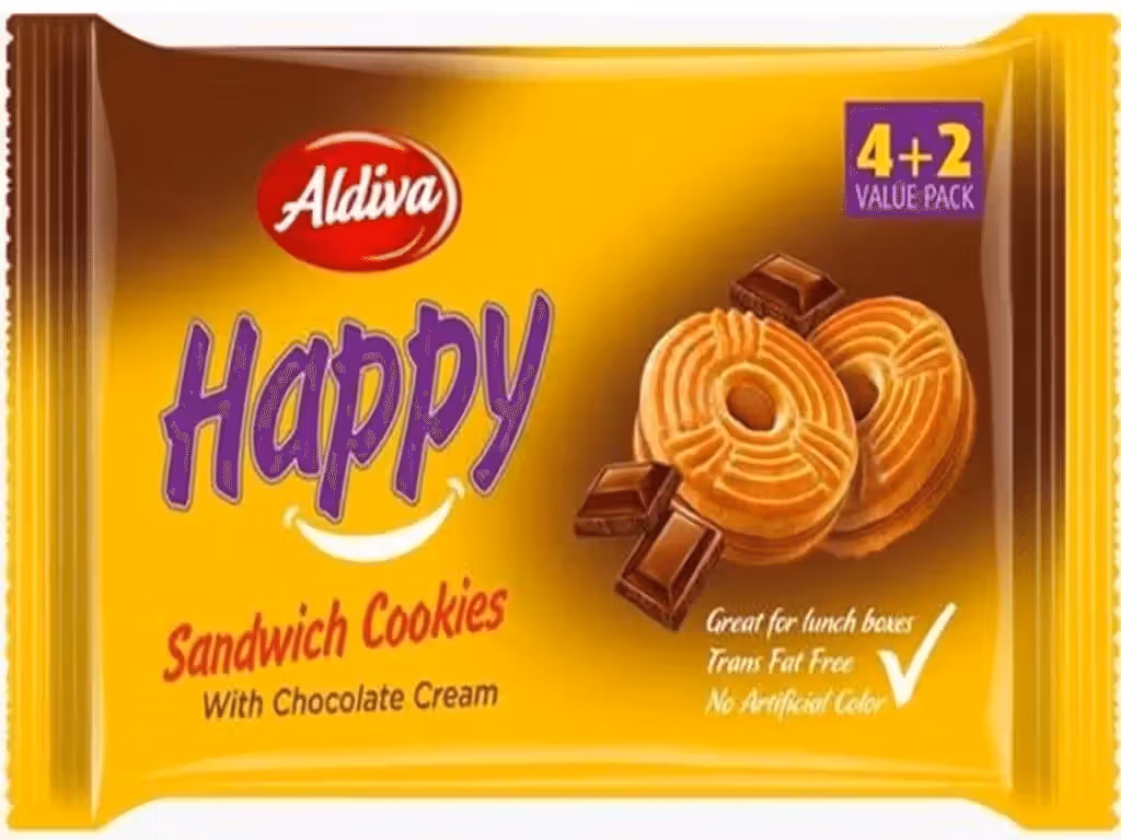 Bolachas Happy Chocolate 360g - ALDIVA - Nutripédia