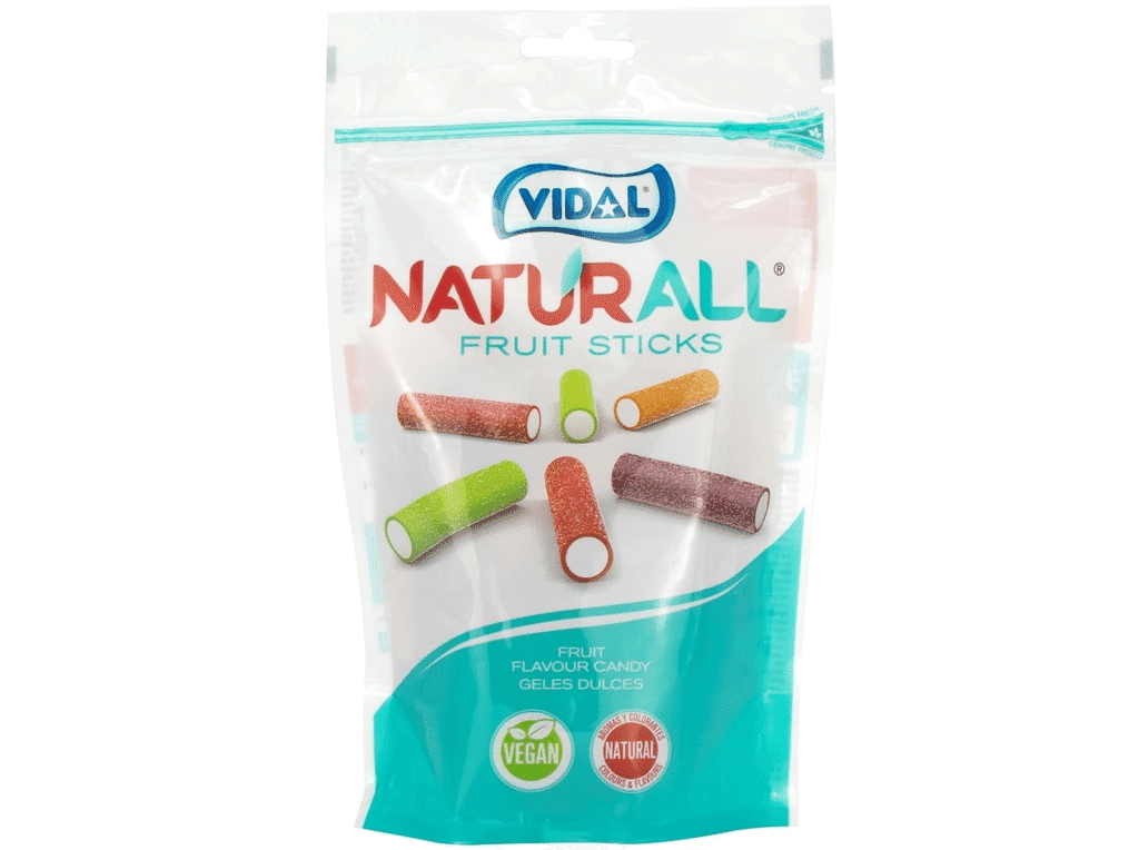 Gomas Naturall Tubos Mix Frutas 180g - VIDAL - Nutripédia