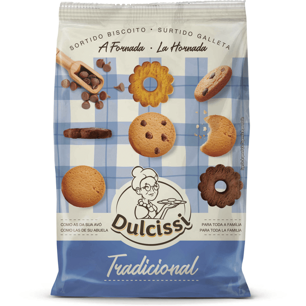 Bolachas Sortido Tradicional 400g - DULCISSI - Nutripédia