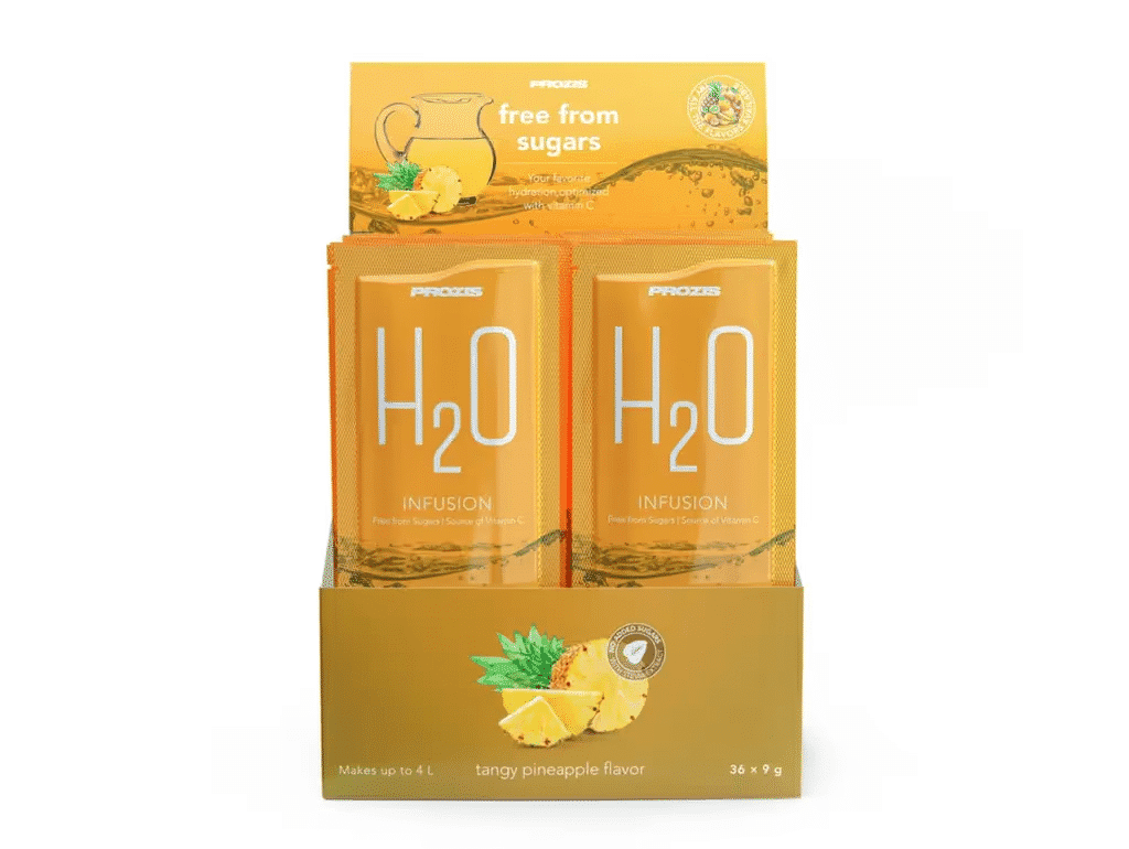 Bebida Instantânea H2o Ananás 324g (36x9g) - PROZIS - Nutripédia