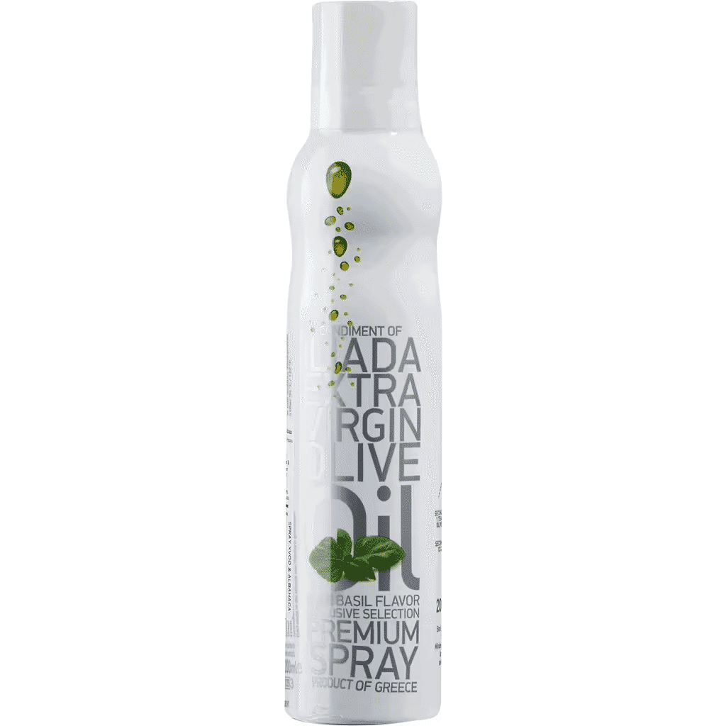 Azeite Extra Virgem em Spray com Albahaca embalagem 200 ml - ILIADA ...