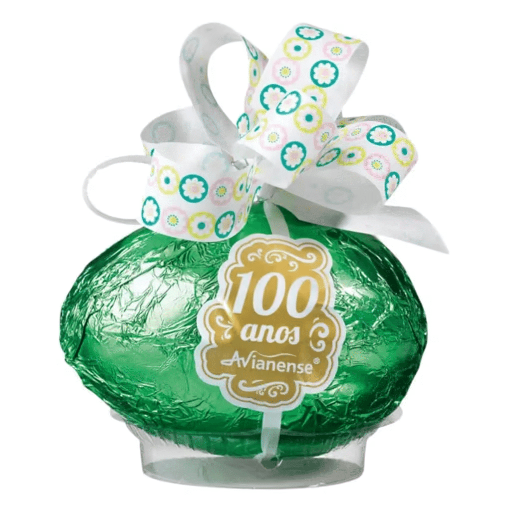 Ovo Pequeno de Chocolate com Laço Luxo embalagem 65 g - AVIANENSE ...