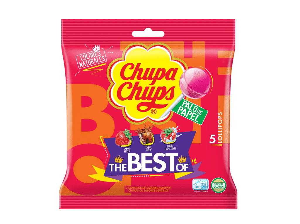 Chupas Bolsa Best Of 60g - CHUPA CHUPS - Nutripédia