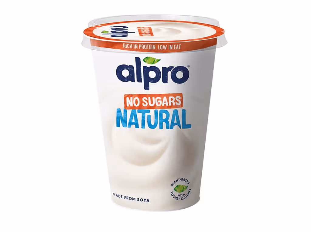 Yofu Natural Sem Açúcar 400g - ALPRO - Nutripédia