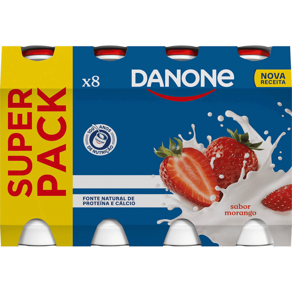Iogurte Líquido Morango - DANONE - Nutripédia