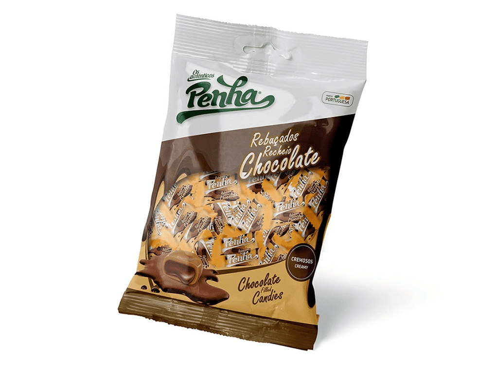 Rebucados Recheio Chocolate 100 G - PENHA - Nutripédia