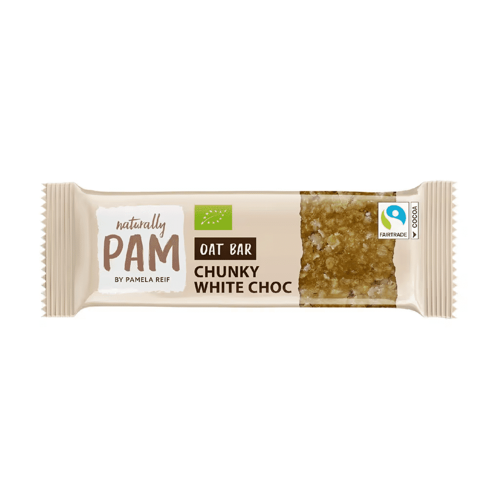 Oat Bar Chunky White Choco Pam - NATURALLY - Nutripédia