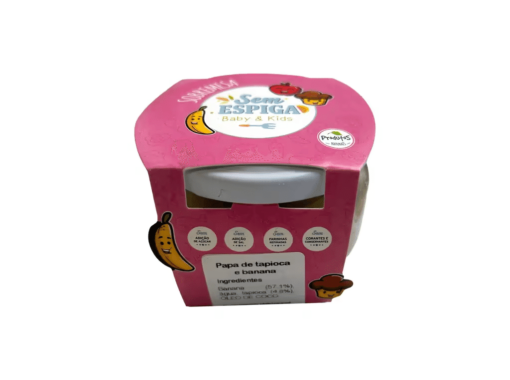 Refeição Congelada Papa Tapioca E Banana 140 Ml - BABY&KIDS - Nutripédia