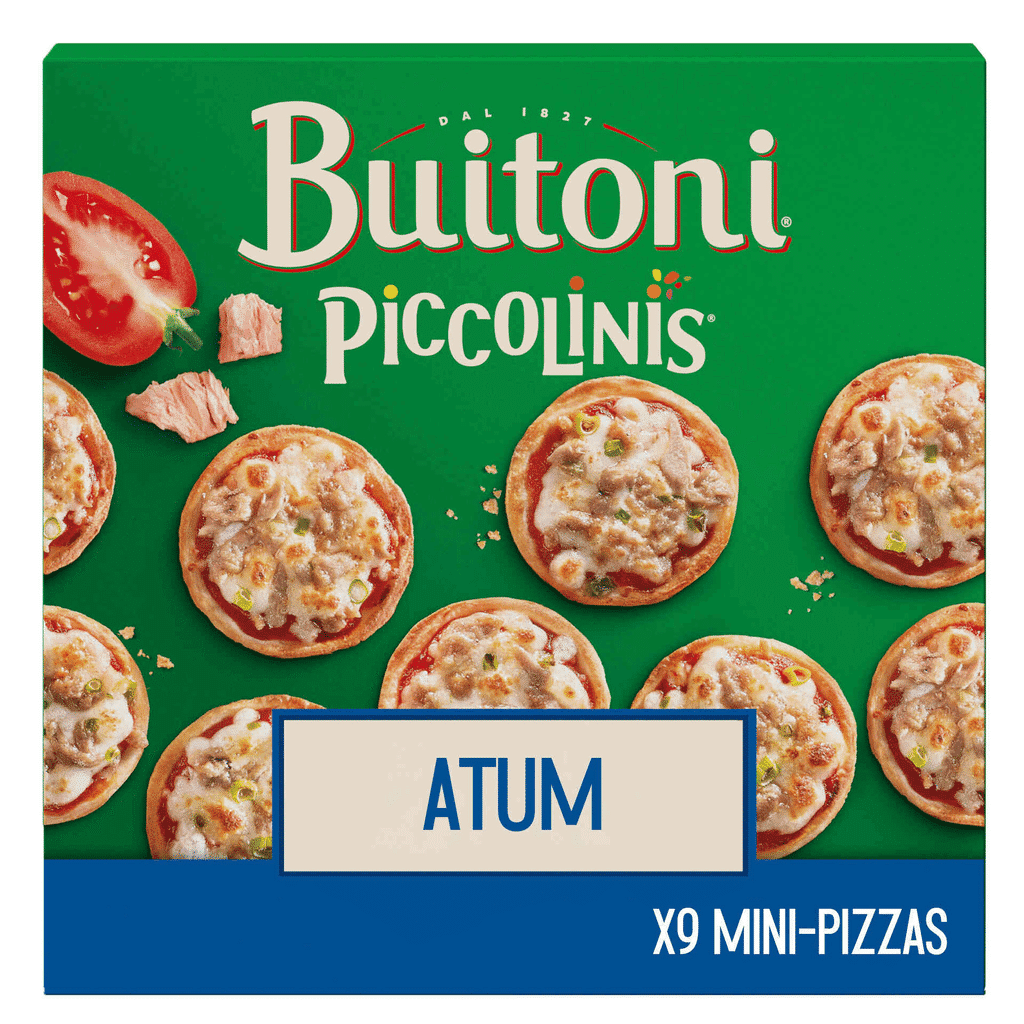 Mini Pizzas Piccolinis Atum 240g - BUITONI - Nutripédia